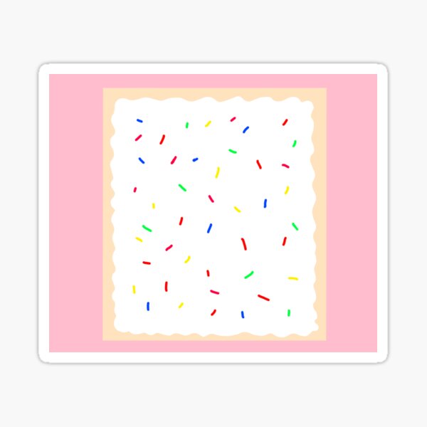 "Cute Pink Pastel Pop Tart" Sticker for Sale by ACH-Designs | Redbubble