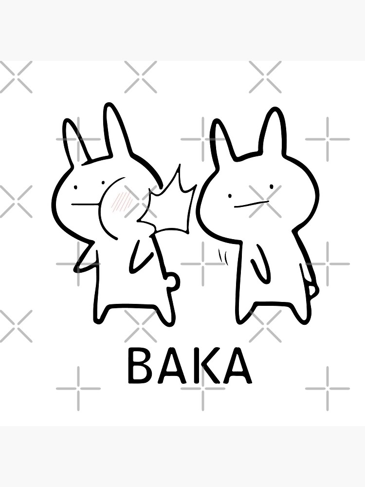 "Baka meme" Art Print by sirineab | Redbubble