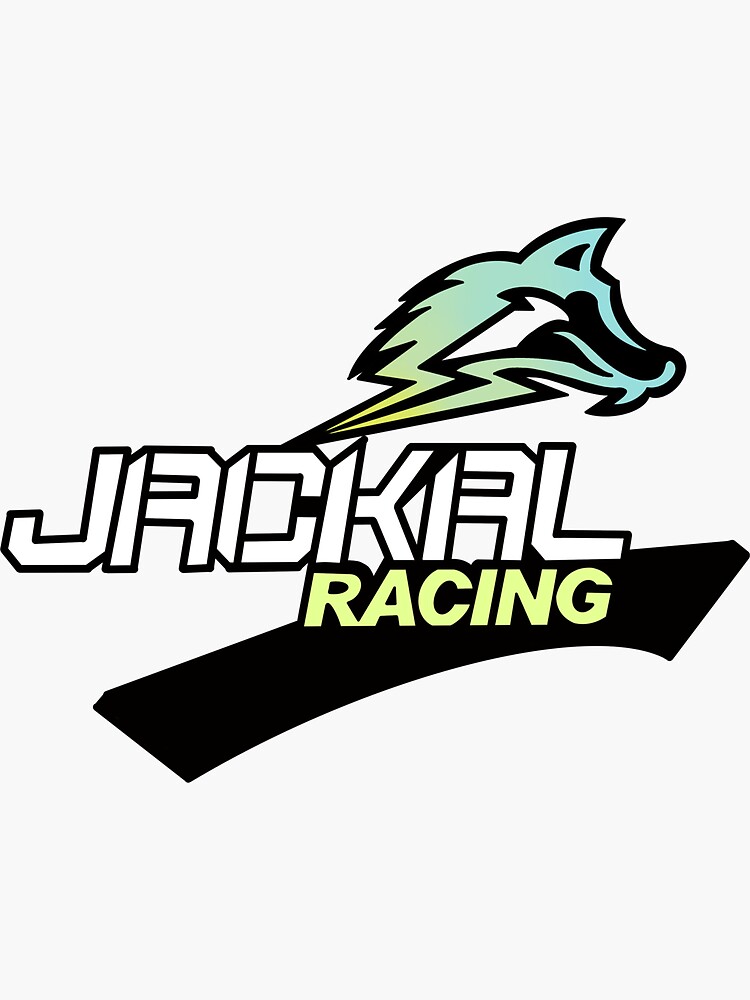 "Jackal Racing" Sticker by SUBURB4N | Redbubble