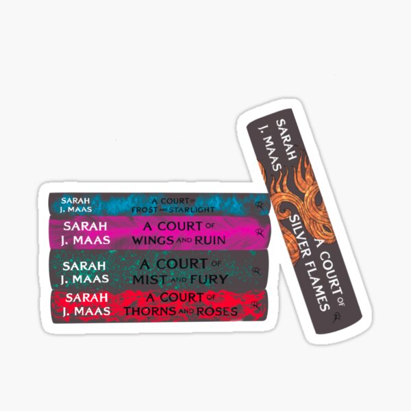 "Acotar Book Stack" Sticker for Sale by isabellagleeson | Redbubble