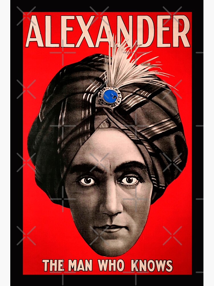 "Alexander - The Man Who Knows" Sticker by Wabojeg | Redbubble