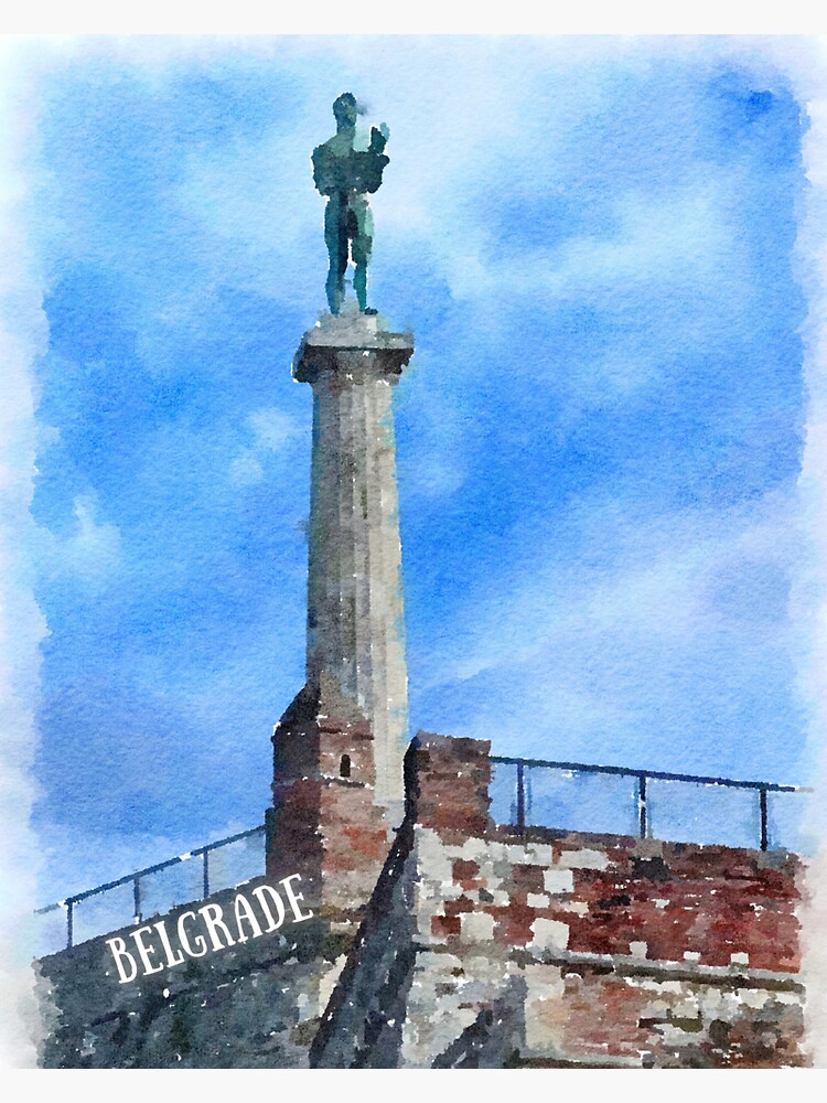 "Beograd Belgrade Belgrado" Sticker by Dentalism | Redbubble