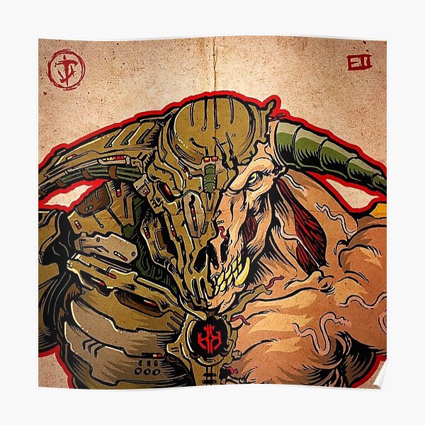 "Doom Icon of Sin" Poster for Sale by Chermax | Redbubble