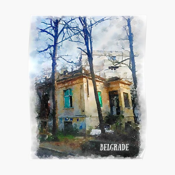 "Beograd Belgrade Belgrado" Poster by Dentalism | Redbubble
