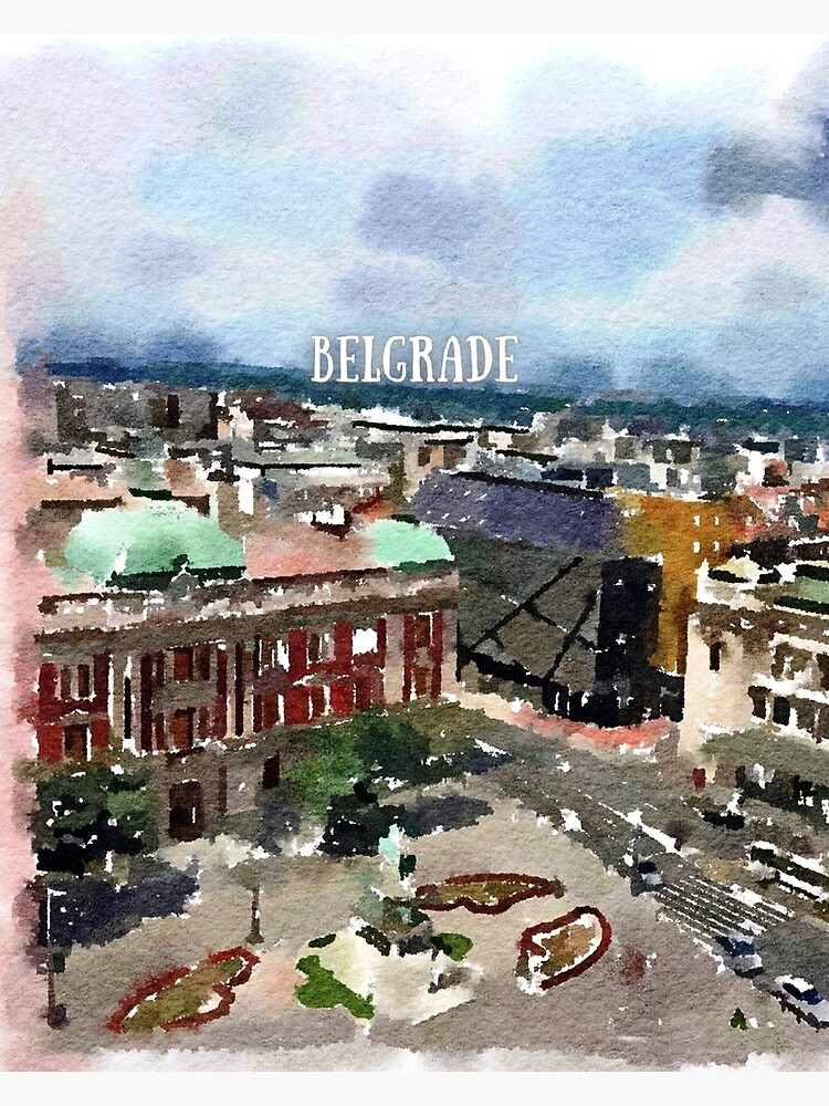 "Beograd Belgrade Belgrado" Poster for Sale by Dentalism | Redbubble