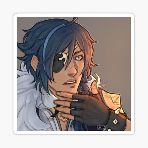 "kaeya genshin impact" Sticker by eoshinsu | Redbubble