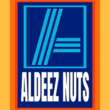 "Aldi's Nuts" Sticker for Sale by t-jackman | Redbubble