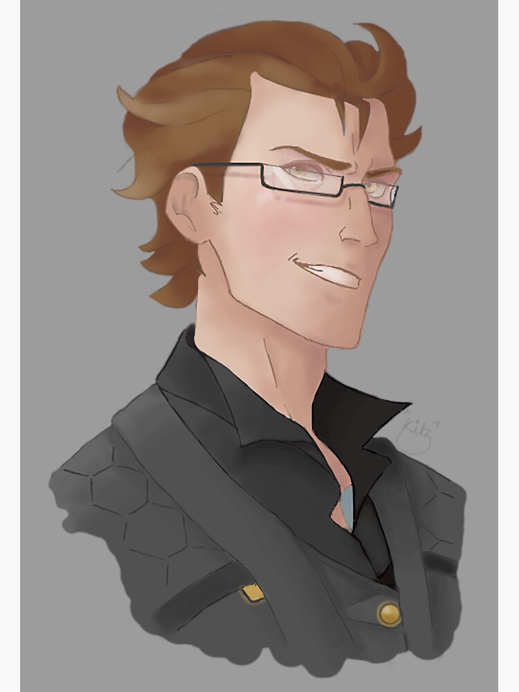 "Atlas CEO Rhys" Sticker for Sale by HyperionCupcake | Redbubble