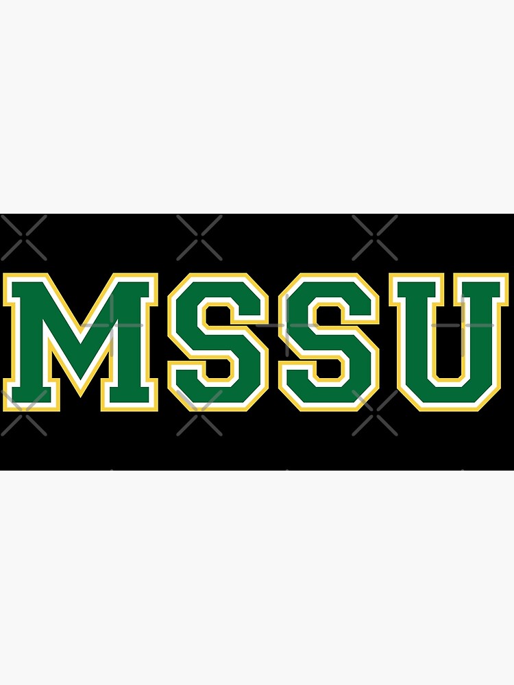 "MSSU college font" Poster for Sale by scollegestuff | Redbubble