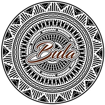 "BULA - Fiji Traditional Tapa" Sticker for Sale by HueyFiji | Redbubble