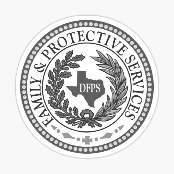 "Texas Department of Family & Protective Services" Sticker for Sale by ...