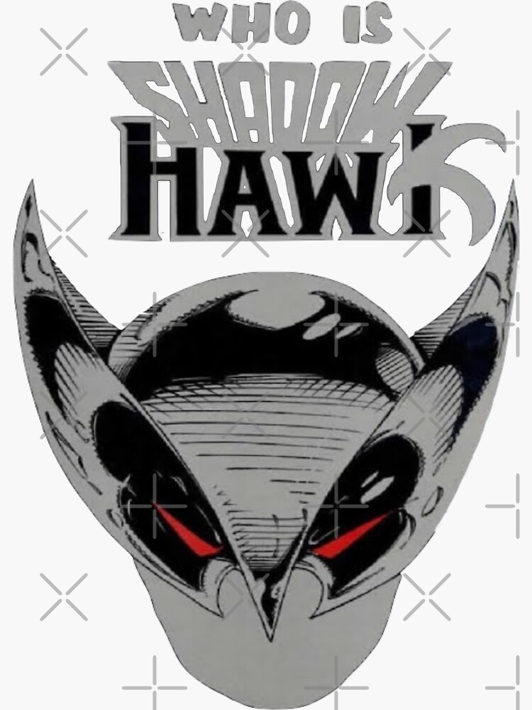 "Who Is Shadow Hawk Image Comics" Sticker by jakersvelmax | Redbubble