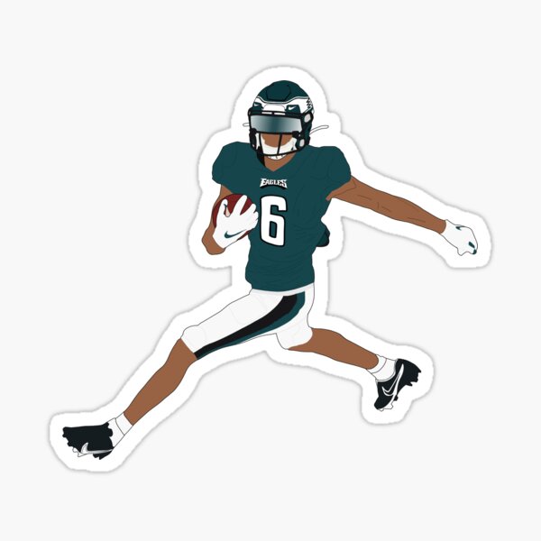 "DeVonta Smith Eagles" Sticker for Sale by ryanclark12 | Redbubble