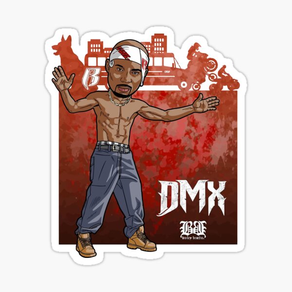 "D.M.X. rip dmx 1970-2021 [HiSVG.CoM]" Sticker by d-m-x-dark-man ...