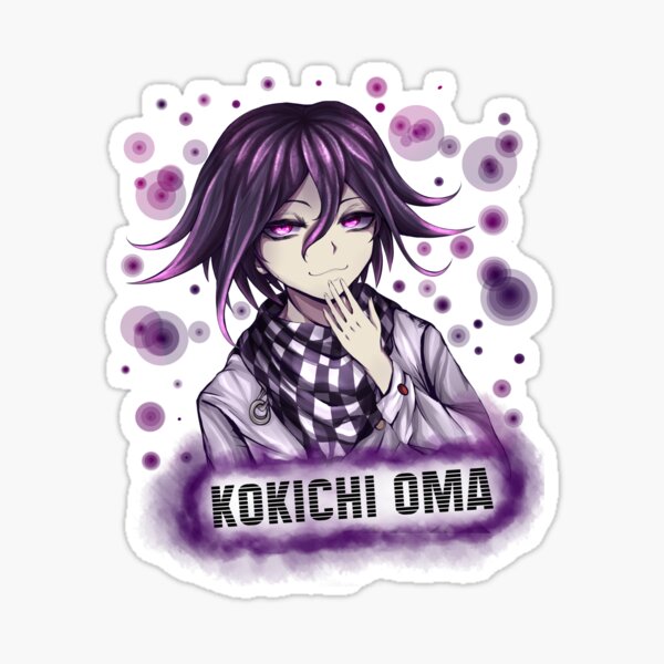 "Kokichi Oma" Sticker for Sale by CrysisRuins | Redbubble