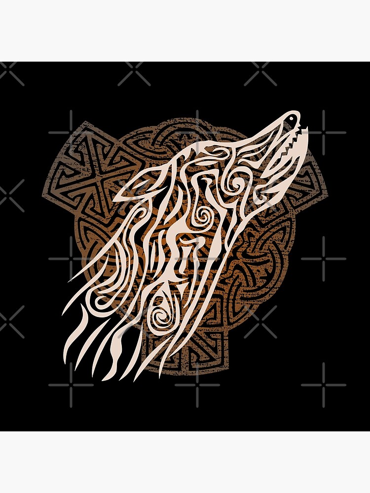 "Celtic Wolf Mythology Art" Art Print for Sale by Interpret108 | Redbubble