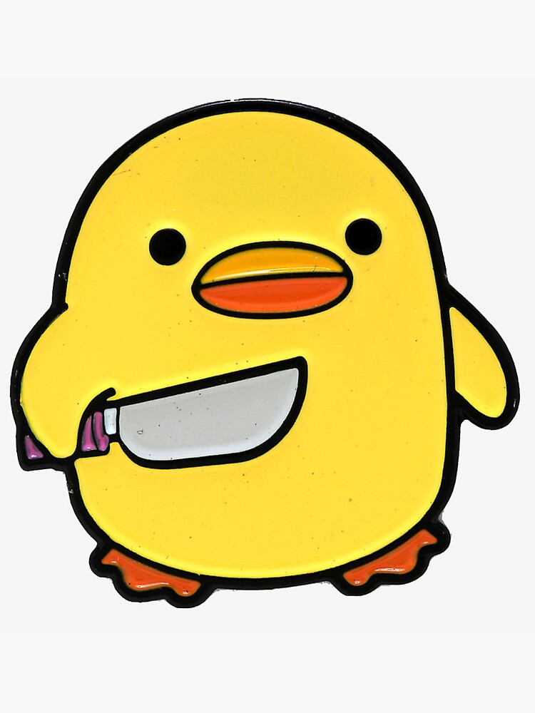 "Duck sus" Sticker by OPryuko | Redbubble