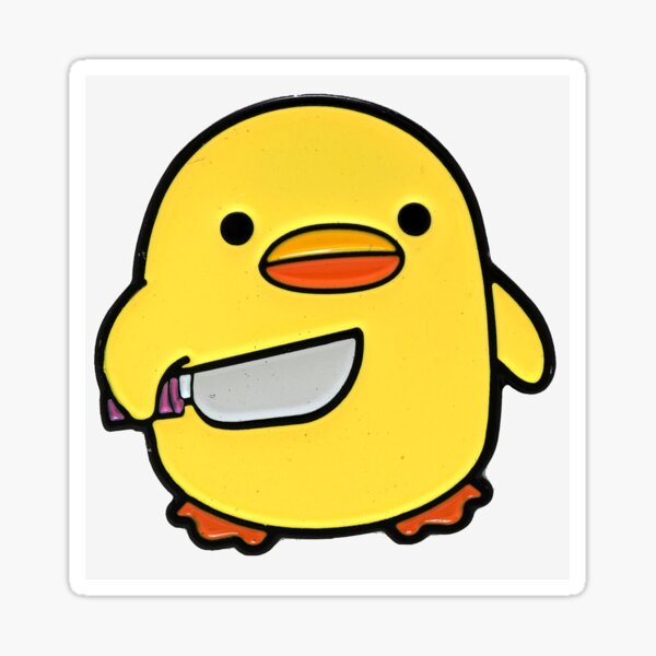 "Duck sus" Sticker by OPryuko | Redbubble