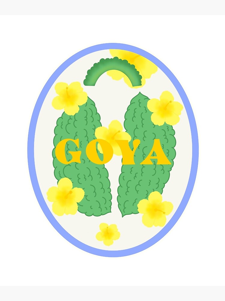 "Goya vegetable sticker" Poster by mirandagr4ce | Redbubble
