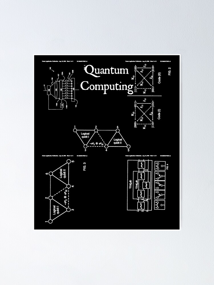 "Copy of US Patent Quantum Computing Vintage Math Physics Design ...