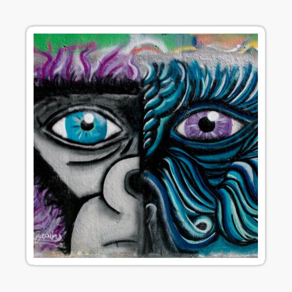 "Twoface" Sticker for Sale by Collection2022 | Redbubble