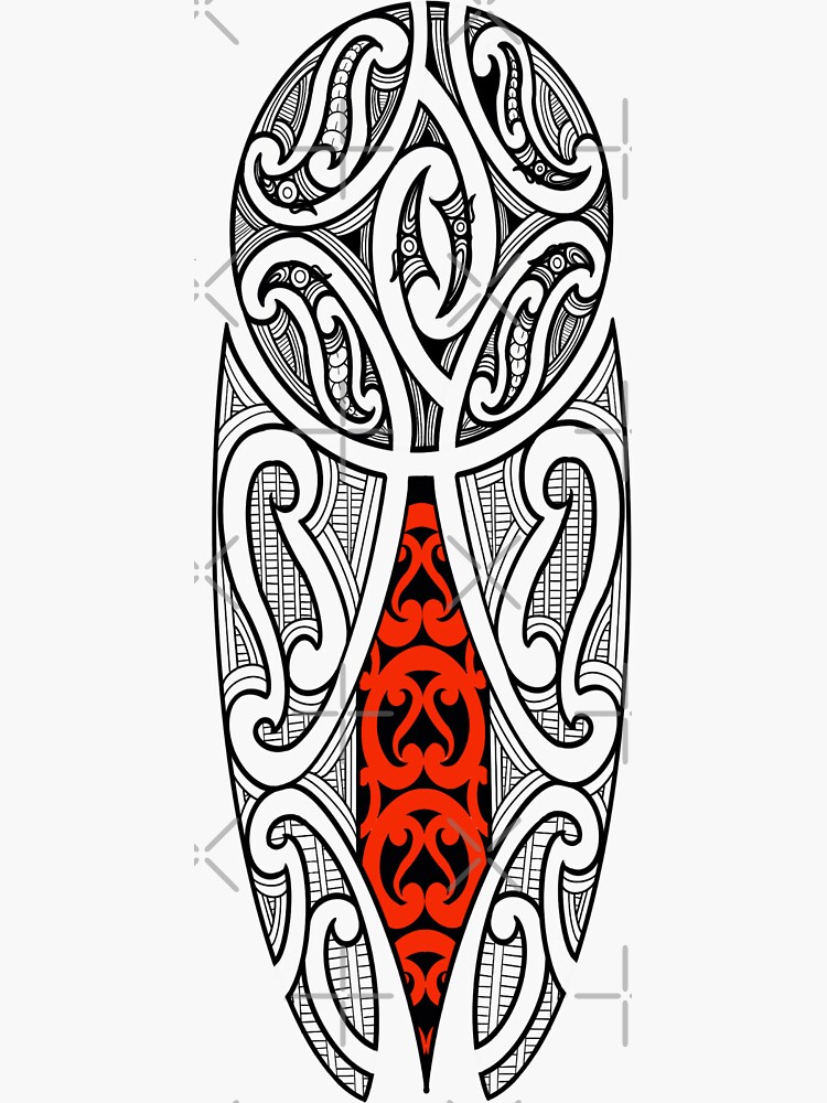"Māori Taonga Design" Sticker for Sale by GIZZYLOWTIDEZ | Redbubble