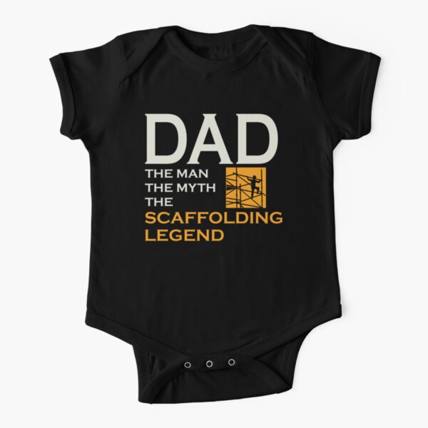 "Scaffolder Scaffold Scaffolding Dad Fathers day" Baby One-Piece for ...