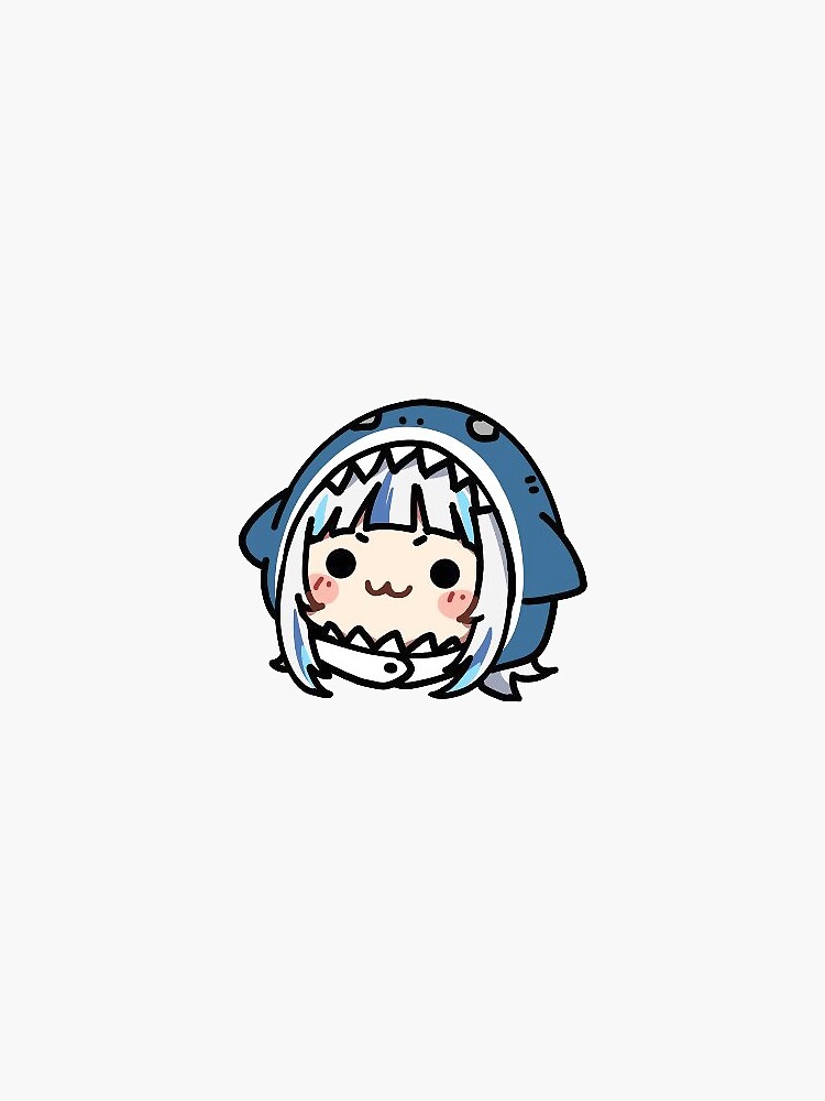 "Gawr Gura cute" Sticker for Sale by JacerHere | Redbubble