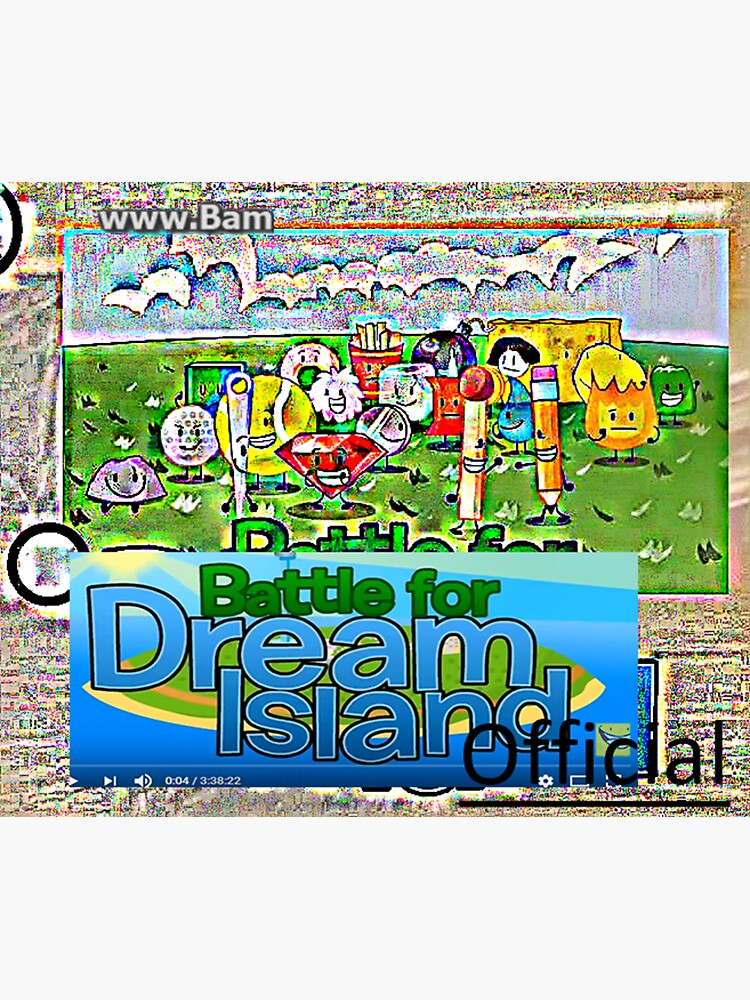 "a BFDI" Sticker for Sale by jacknjellify | Redbubble