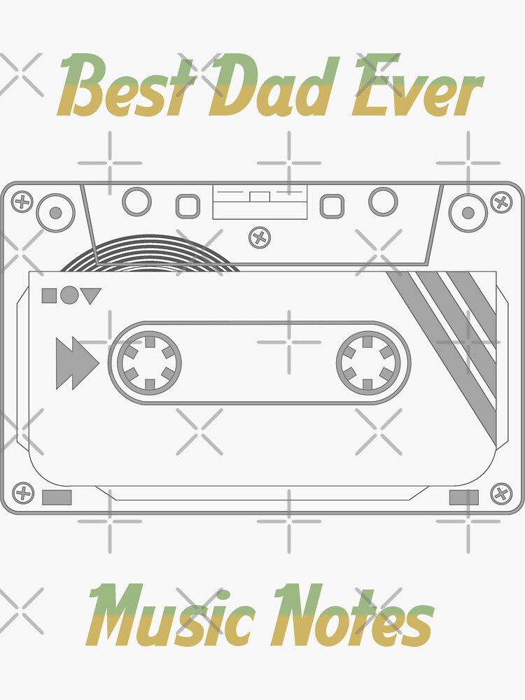 "Best dad ever music notes Father's Gift Keytone Classic T-Shirt ...