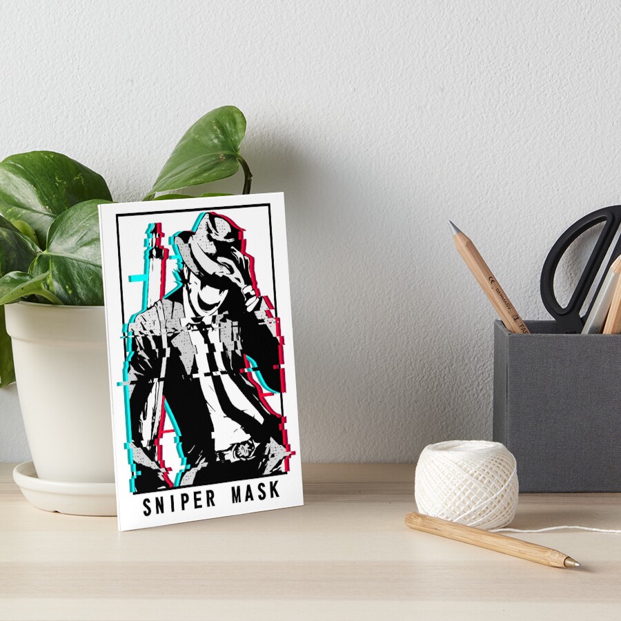 "Sniper Mask Rika Honjo High Rise Invasion Glitch" Art Board Print by ...