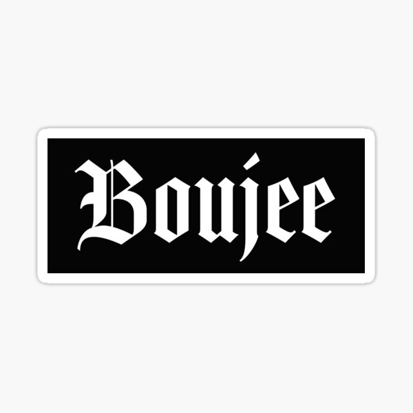 "Boujee aesthetic" Sticker for Sale by Pictandra | Redbubble
