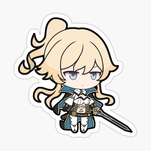 "Jean - Genshin Impact" Sticker for Sale by KyraWaifu | Redbubble
