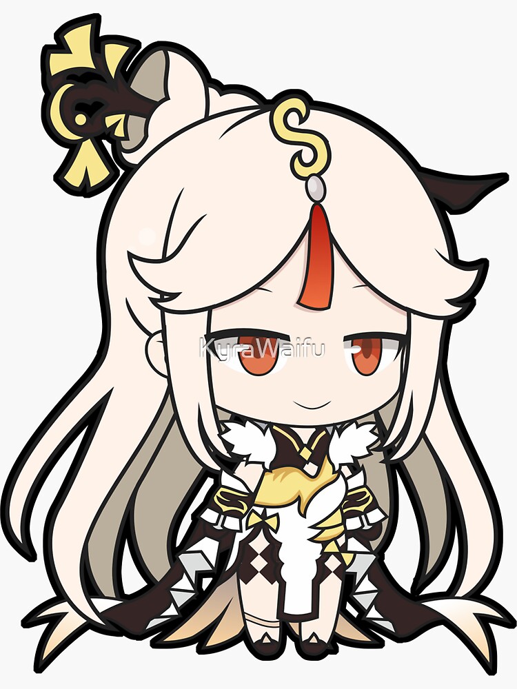 "Ningguang - Genshin Impact" Sticker for Sale by KyraWaifu | Redbubble