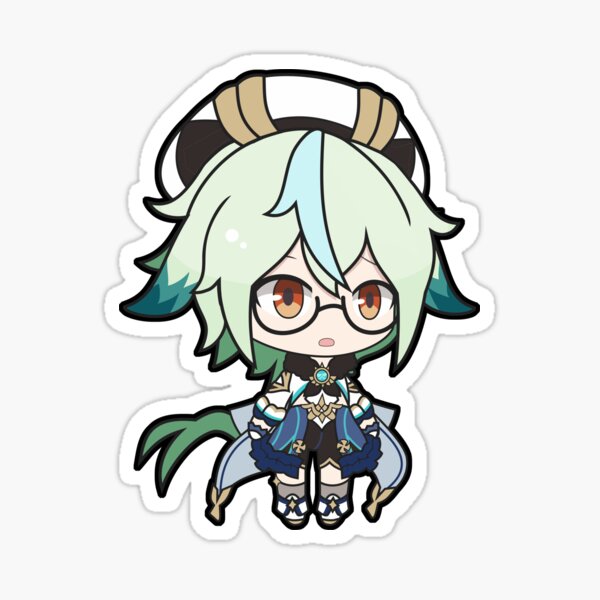 "Sucrose - Genshin Impact" Sticker for Sale by KyraWaifu | Redbubble