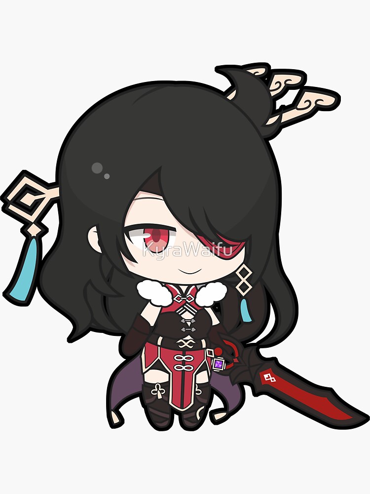 "Beidou - Genshin Impact" Sticker for Sale by KyraWaifu | Redbubble