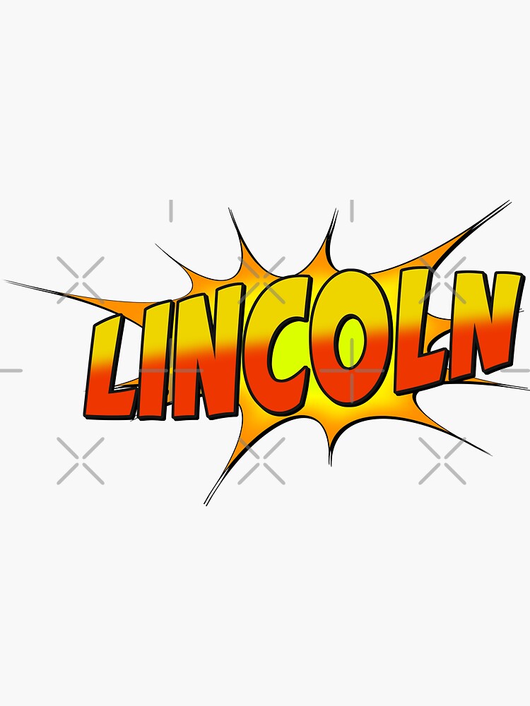 "Lincoln" Sticker for Sale by rogue-design | Redbubble