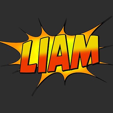 "Liam" Sticker for Sale by rogue-design | Redbubble