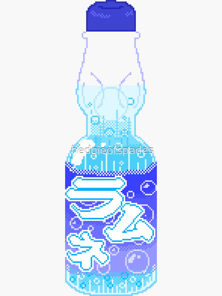 "Soda Ramune" Sticker for Sale by hedgieofspades | Redbubble