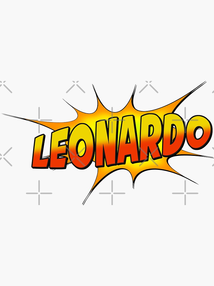 "Leonardo" Sticker for Sale by rogue-design | Redbubble