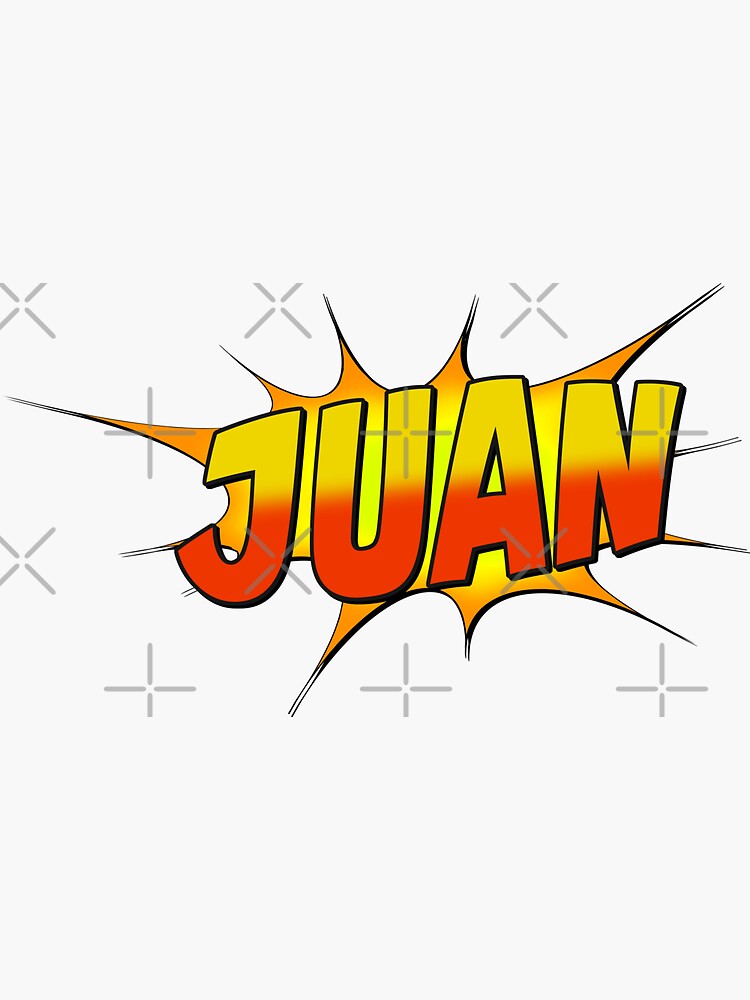 "Juan" Sticker for Sale by rogue-design | Redbubble
