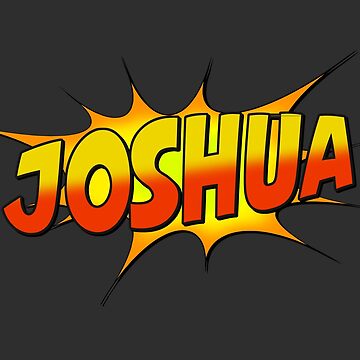 "Joshua" Sticker for Sale by rogue-design | Redbubble