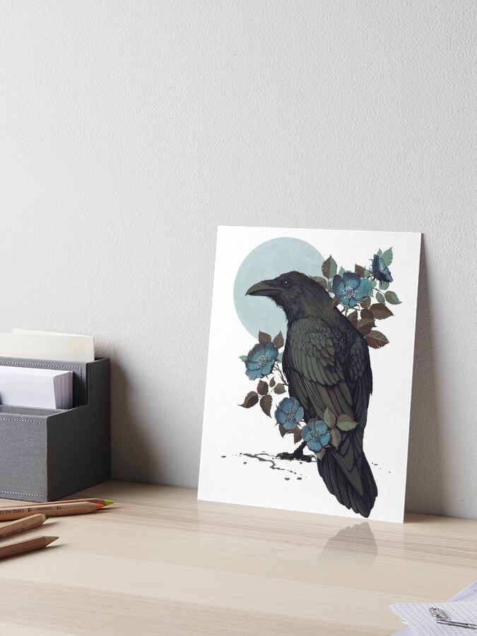 "Raven" Art Board Print for Sale by coupleofkooks | Redbubble
