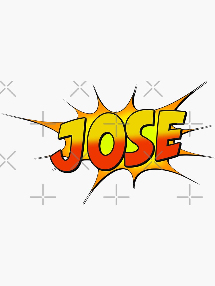 "Jose" Sticker for Sale by rogue-design | Redbubble