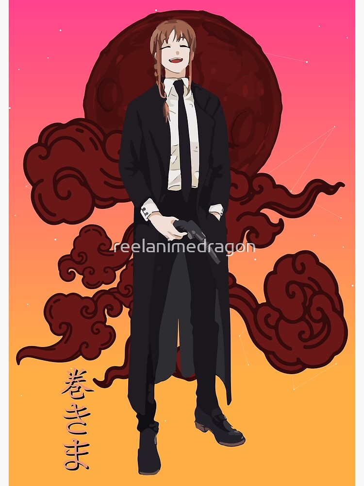 "Makima Gun - Chainsaw Man" Art Print by reelanimedragon | Redbubble