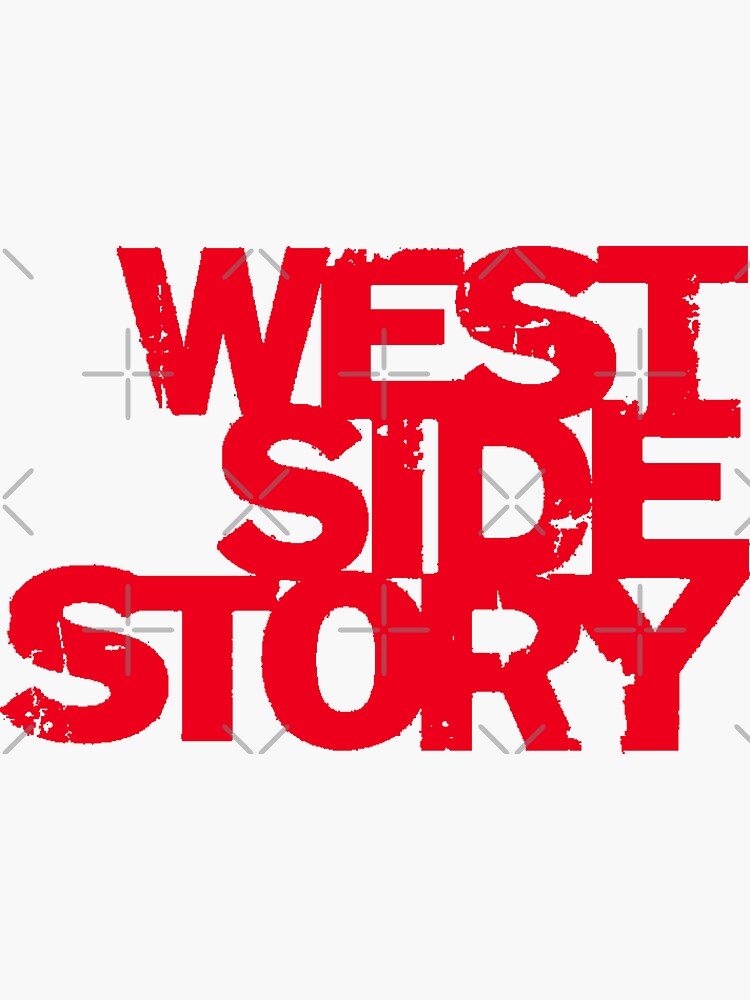 "West Side Story - 2021 Logo" Sticker for Sale by filastrocca | Redbubble