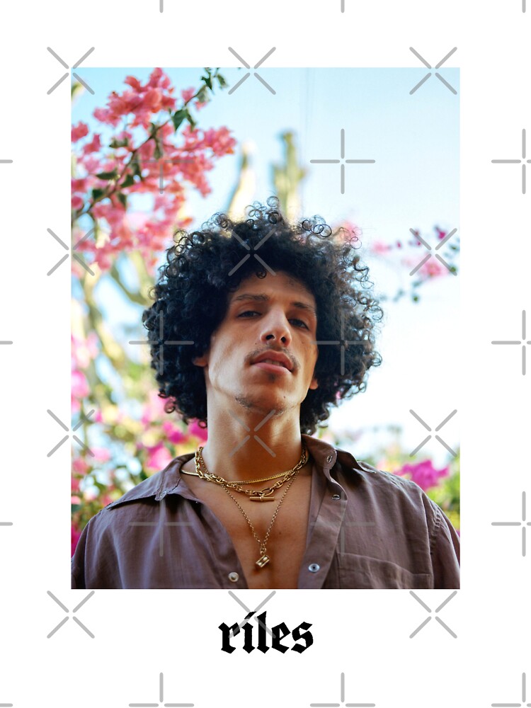 "Rilès - Poster portrait in the flowers." Sticker for Sale by CARLYXE ...