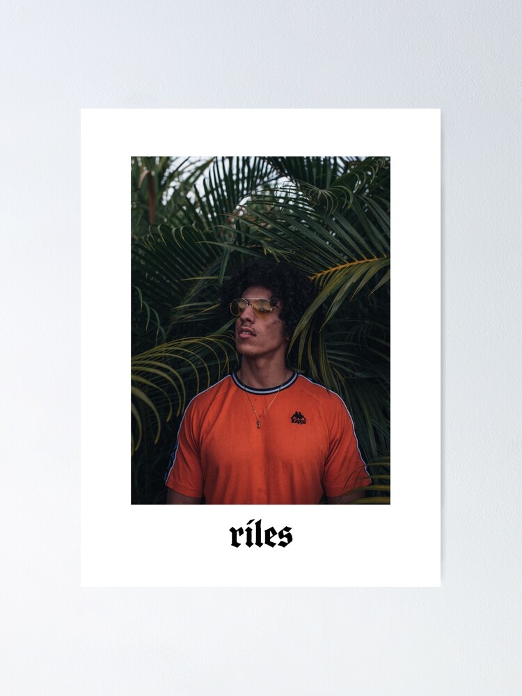 "Rilès - Poster portrait in the palm trees." Poster for Sale by CARLYXE ...