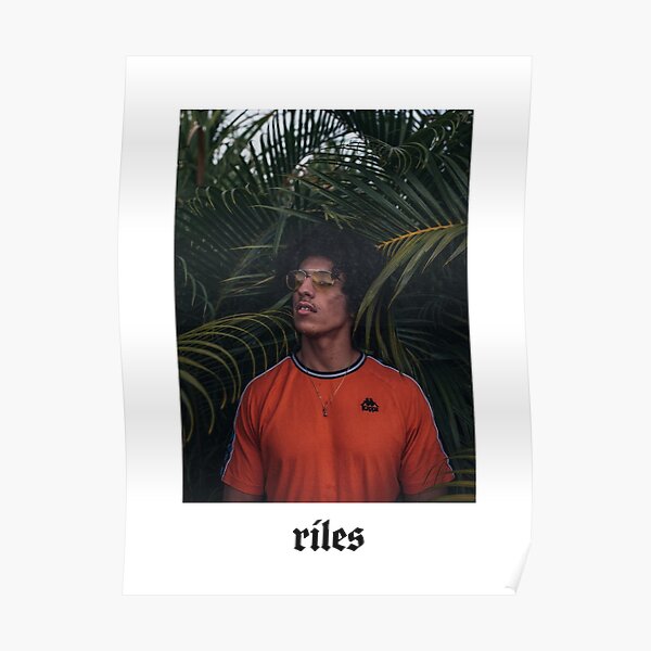 "Rilès - Poster portrait in the palm trees." Poster for Sale by CARLYXE ...