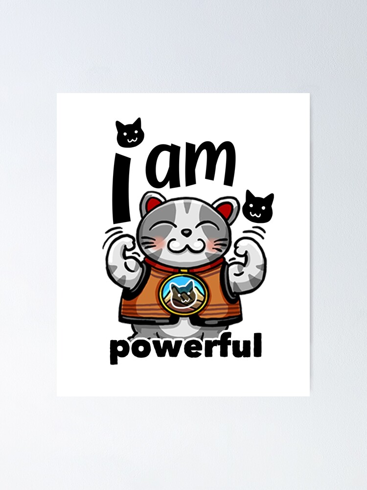 Póster «Memes de gatos graciosos / gato de poder / gato» de Art-OfLife ...